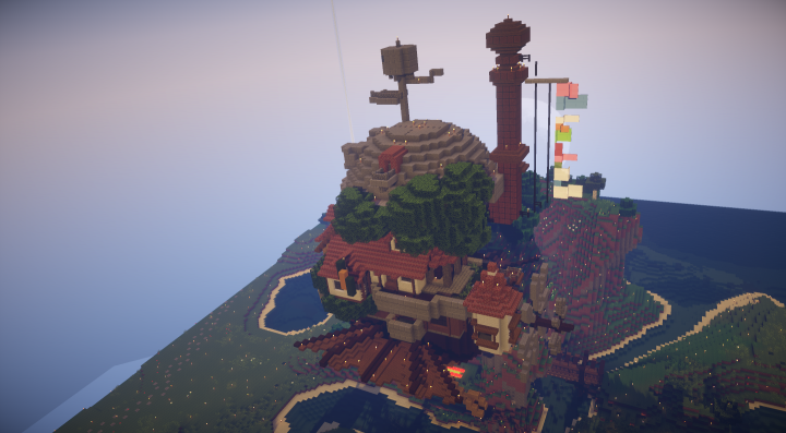Howl's Moving Castle Minecraft Map