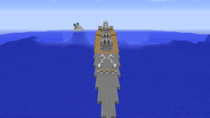 Two Japanese Battleships Minecraft Map