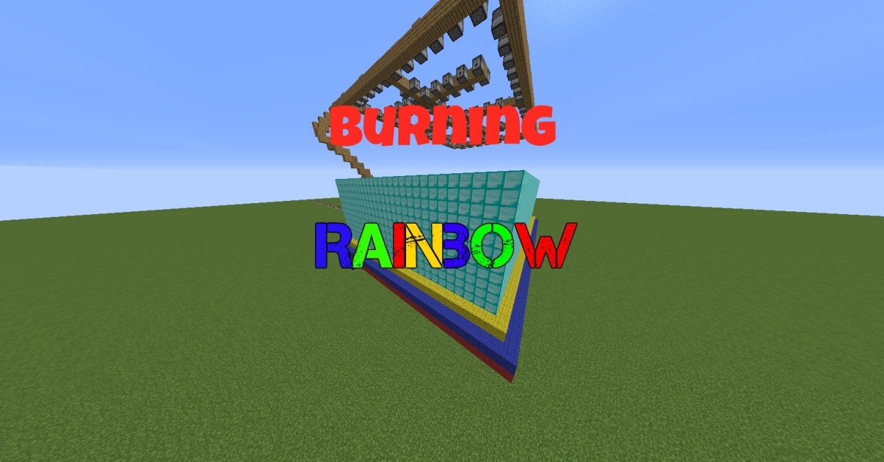 Burning Rainbow Minecraft Map