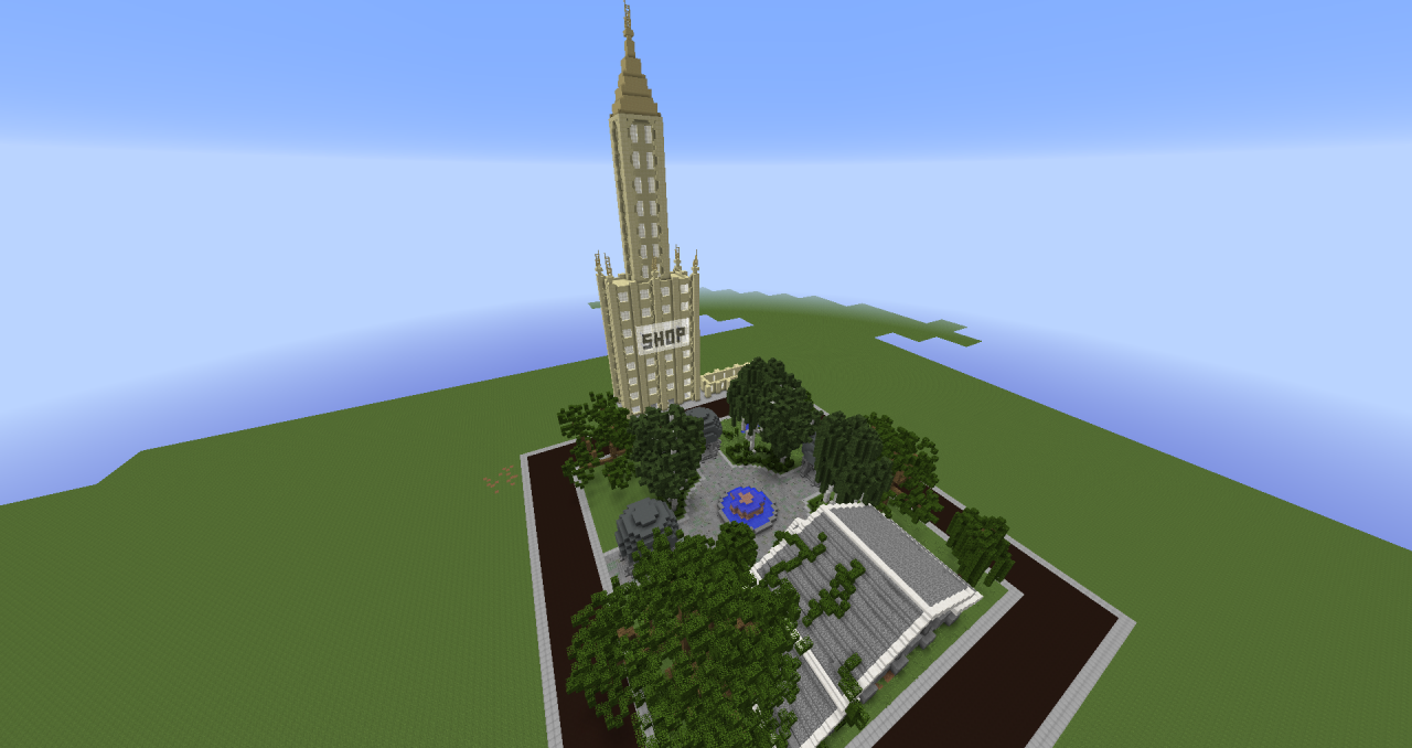 Sky Arkham Spawn (Commission) Minecraft Map