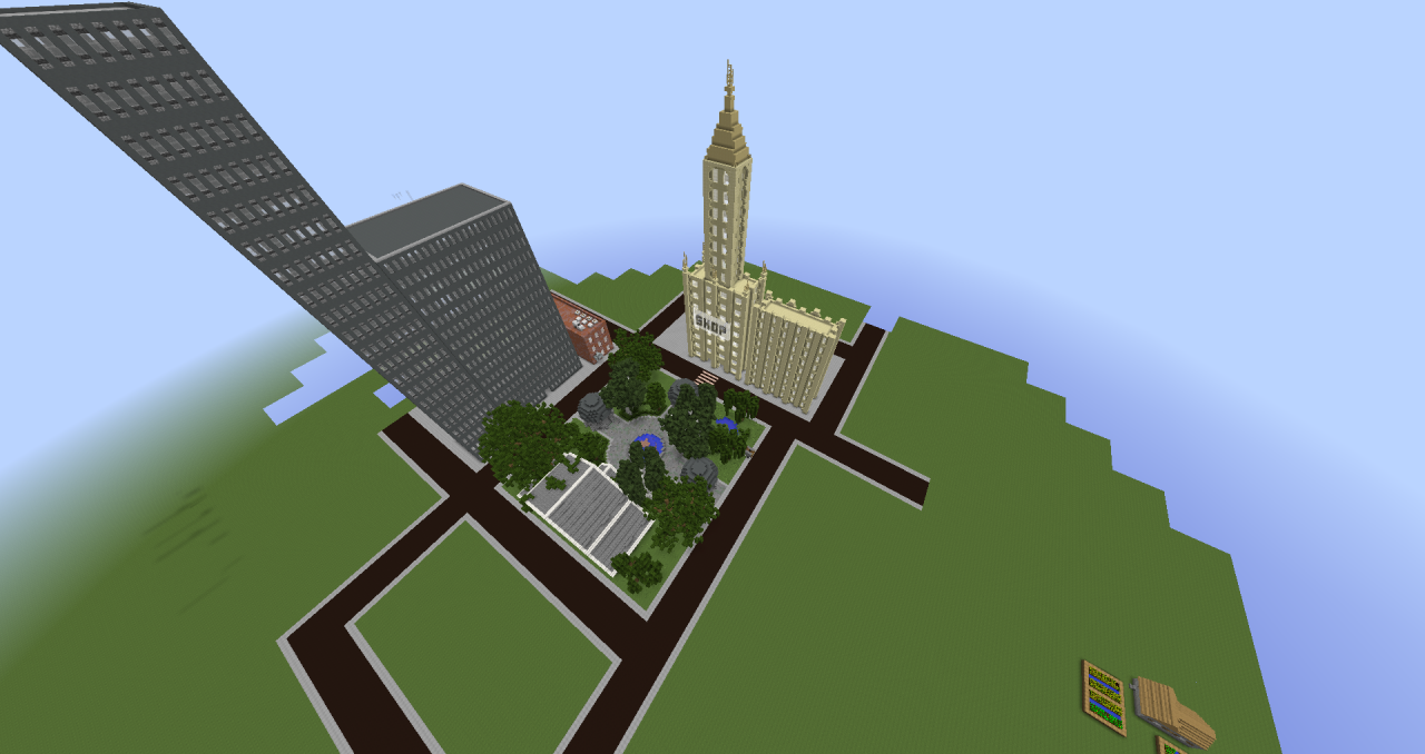 Sky Arkham Spawn (Commission) Minecraft Map