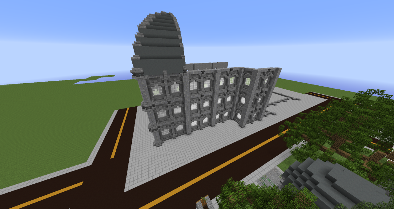 Sky Arkham Spawn (Commission) Minecraft Map