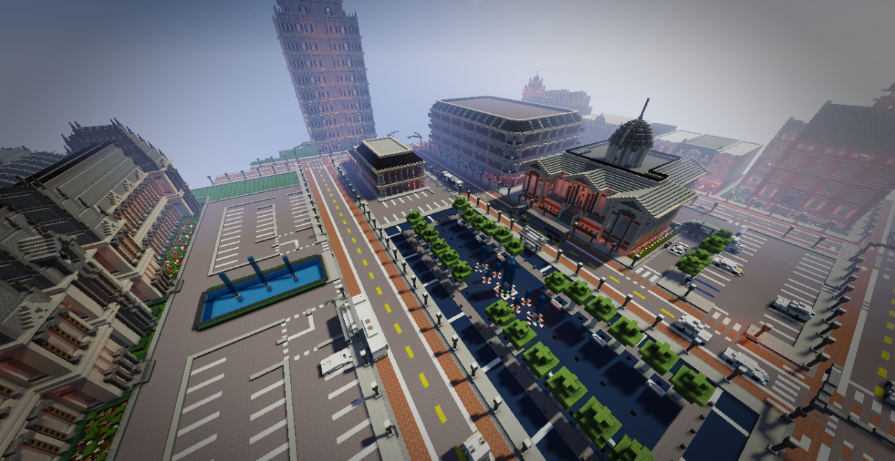 My Building Testing World - Mega City Project Minecraft Map