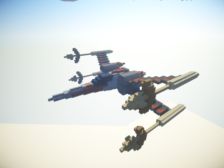 X-wing Minecraft Project
