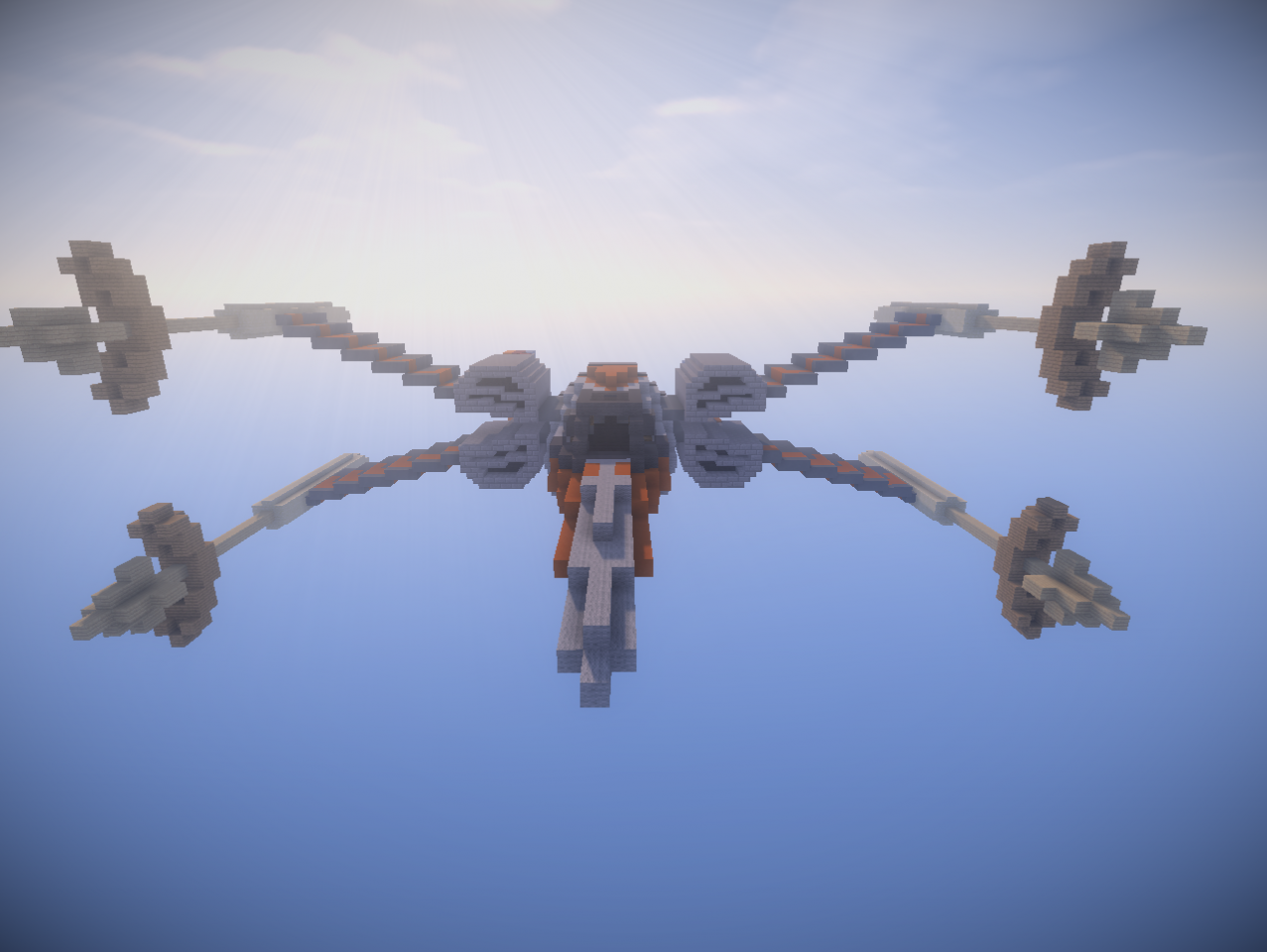 X-wing Minecraft Map