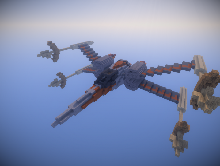 X-wing Minecraft Map