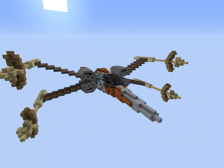 X-wing Minecraft Map