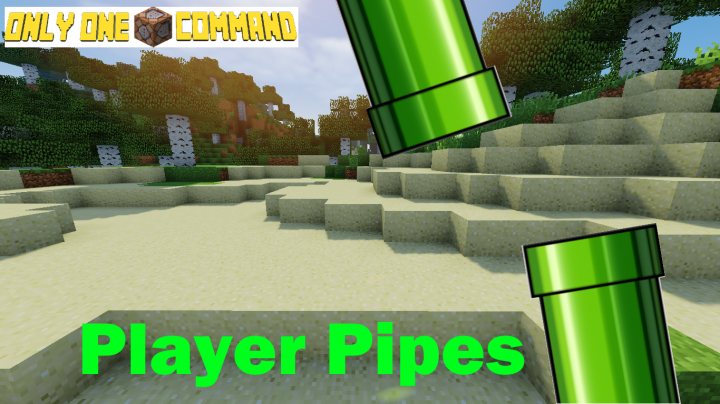 Mini Creations | Player Pipes - Only One Command Minecraft Map