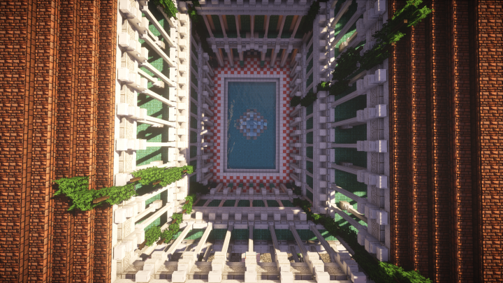 Roman thermal baths Minecraft Map