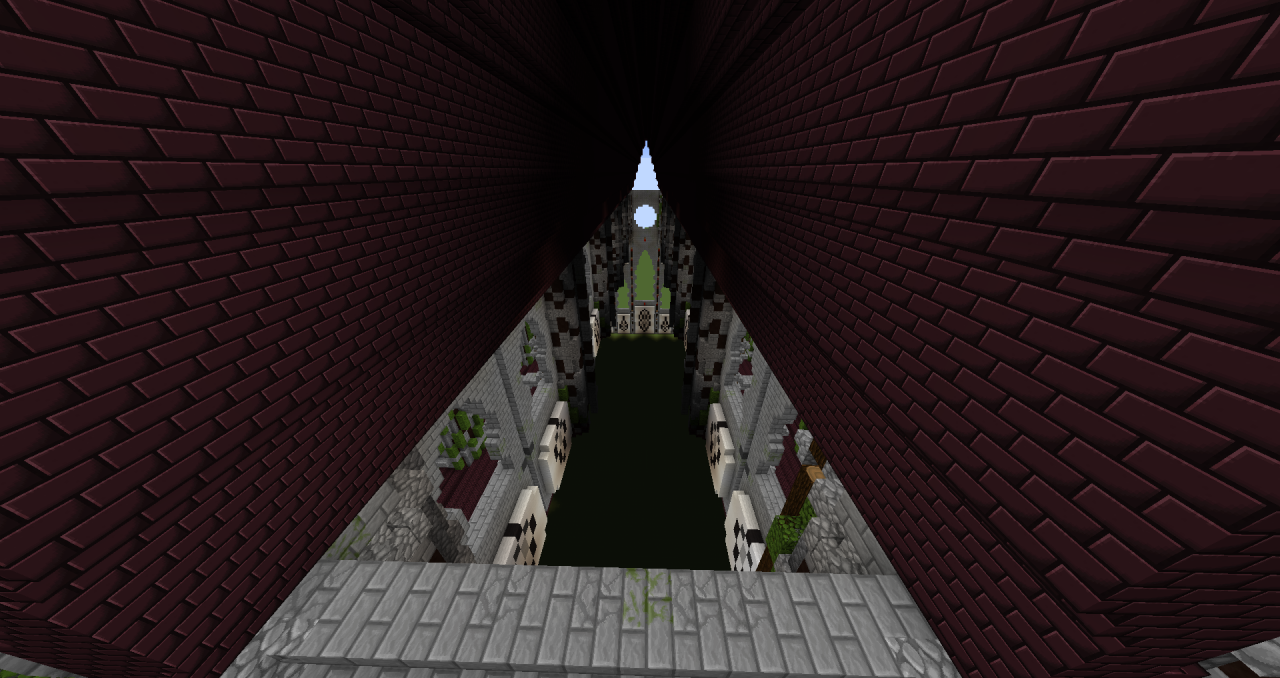 Large Grand Gothic Hall (Shell) Minecraft Map