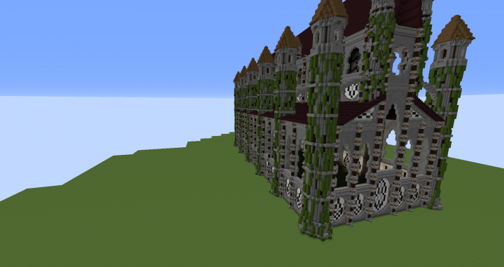 Large Grand Gothic Hall (Shell) Minecraft Map