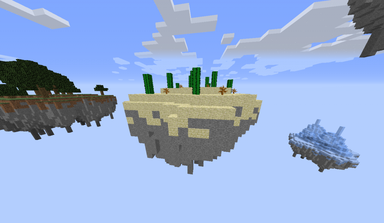 My floating island collection! Minecraft Map