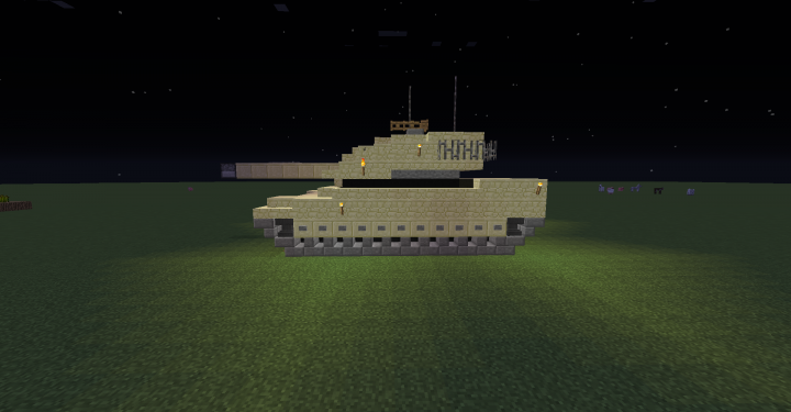 Challenger 2 MBT Minecraft Map