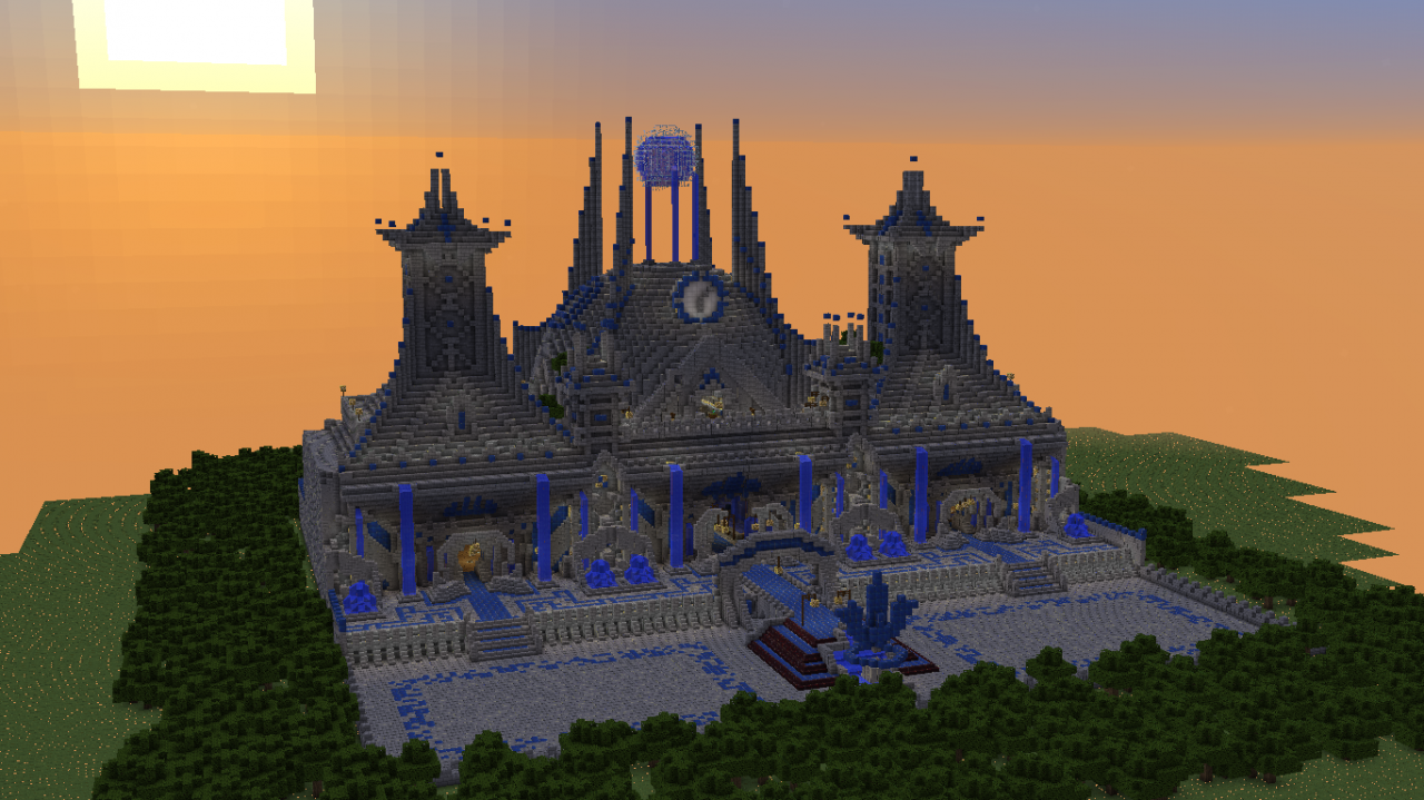 EPIC WATER CASTLE - SERVER SPAWN Minecraft Map