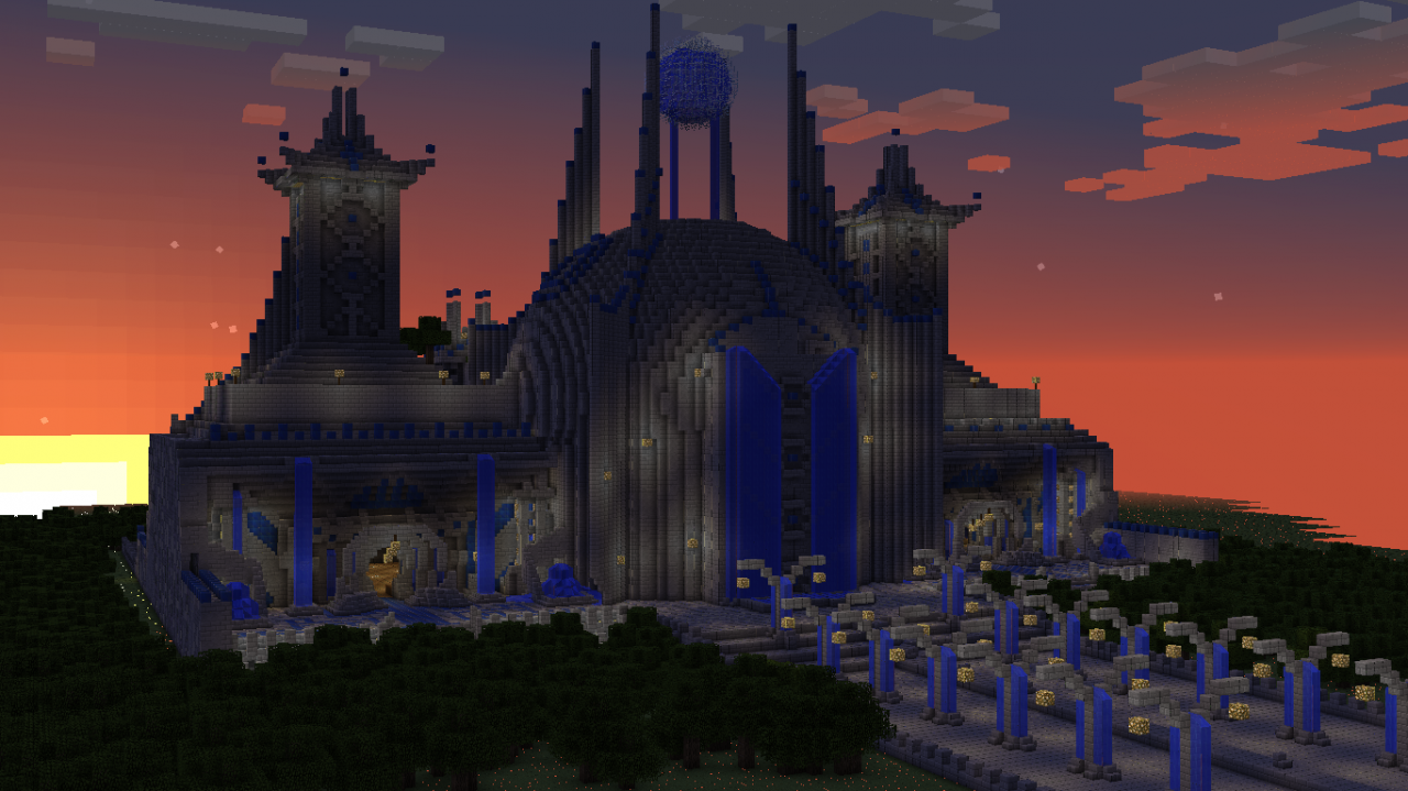 EPIC WATER CASTLE - SERVER SPAWN Minecraft Map
