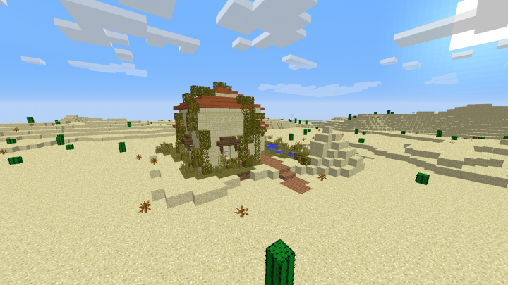 Small Desert house Minecraft Map
