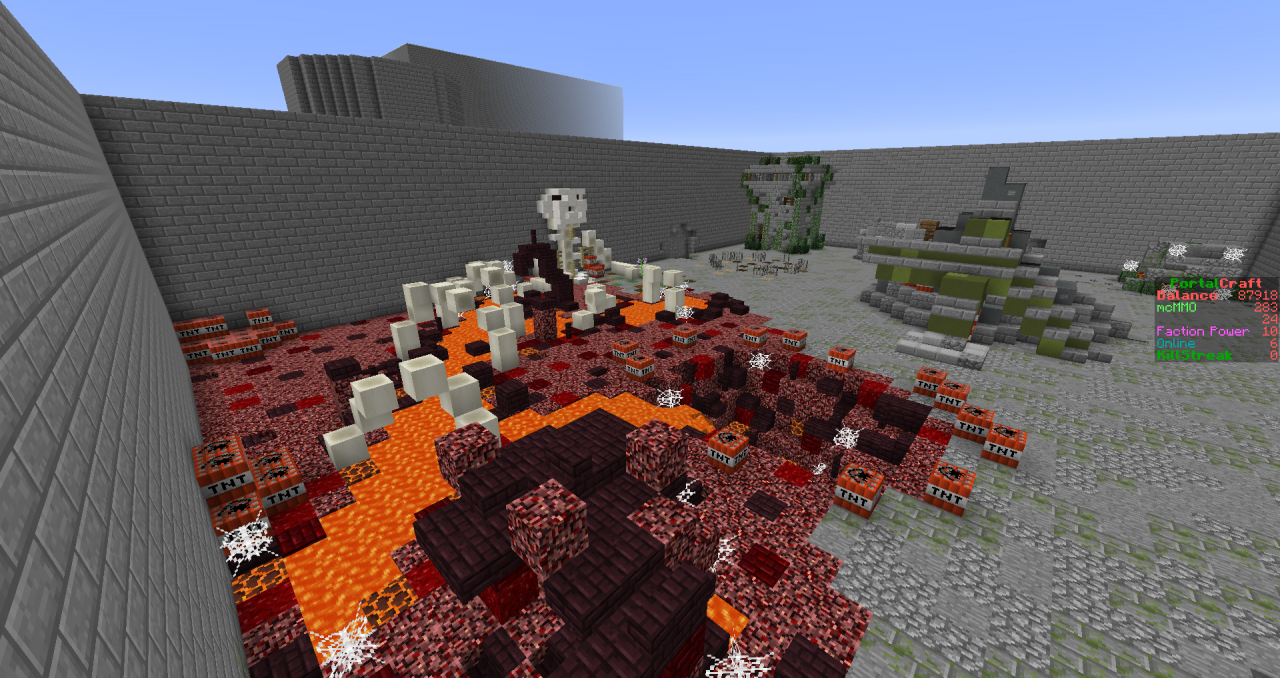 Portalhub - A brand new minecraft pvp raiding server! Minecraft Server