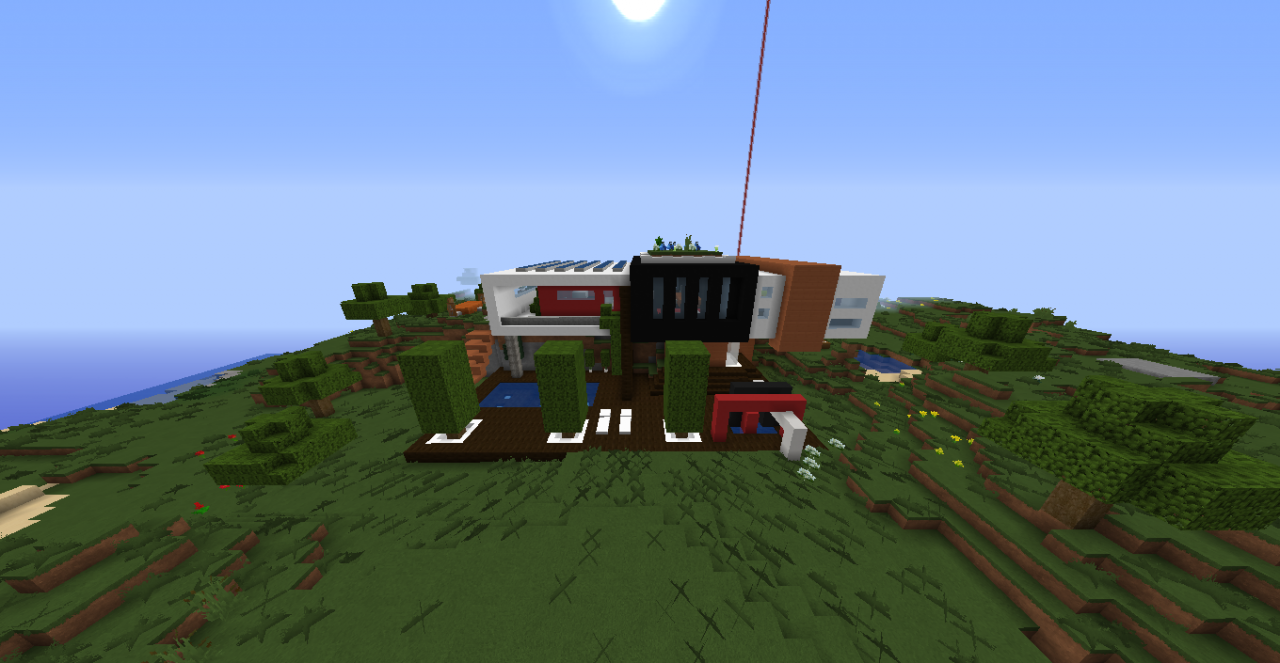 BEAUTIFULL MODERN HOUSE WORLD !!! Minecraft Map