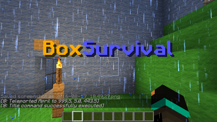 Box Survival Minecraft Map