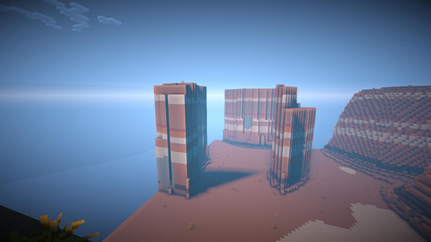 Mesa 128x128 Minecraft Map