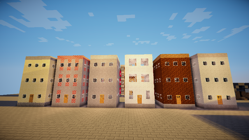 60 Small Noobishly Simplistic Houses, Plus 31 Buildings Minecraft Map
