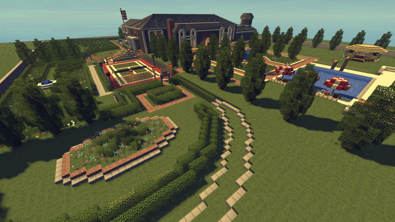 Texan style luxury home - update 2.0! Minecraft Map