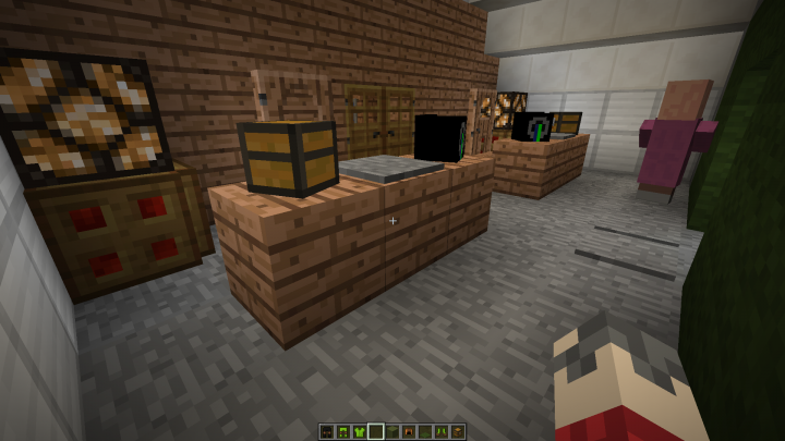 Quonset hut - Barracks interior - Military Minecraft Map