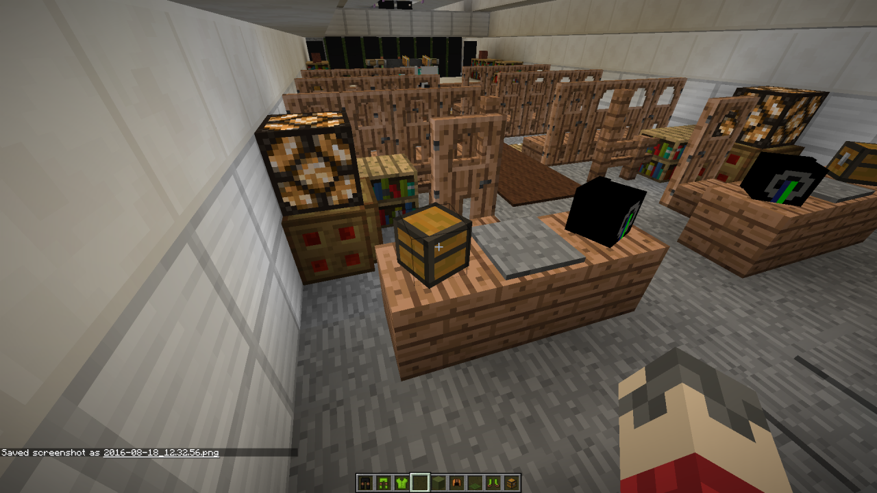 Quonset hut - Chapel Interior Minecraft Map