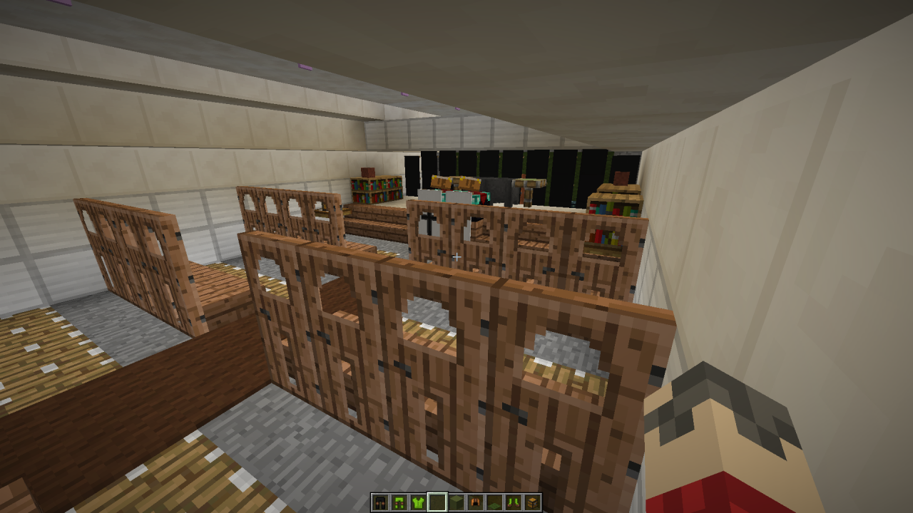 Quonset hut - Chapel Interior Minecraft Map
