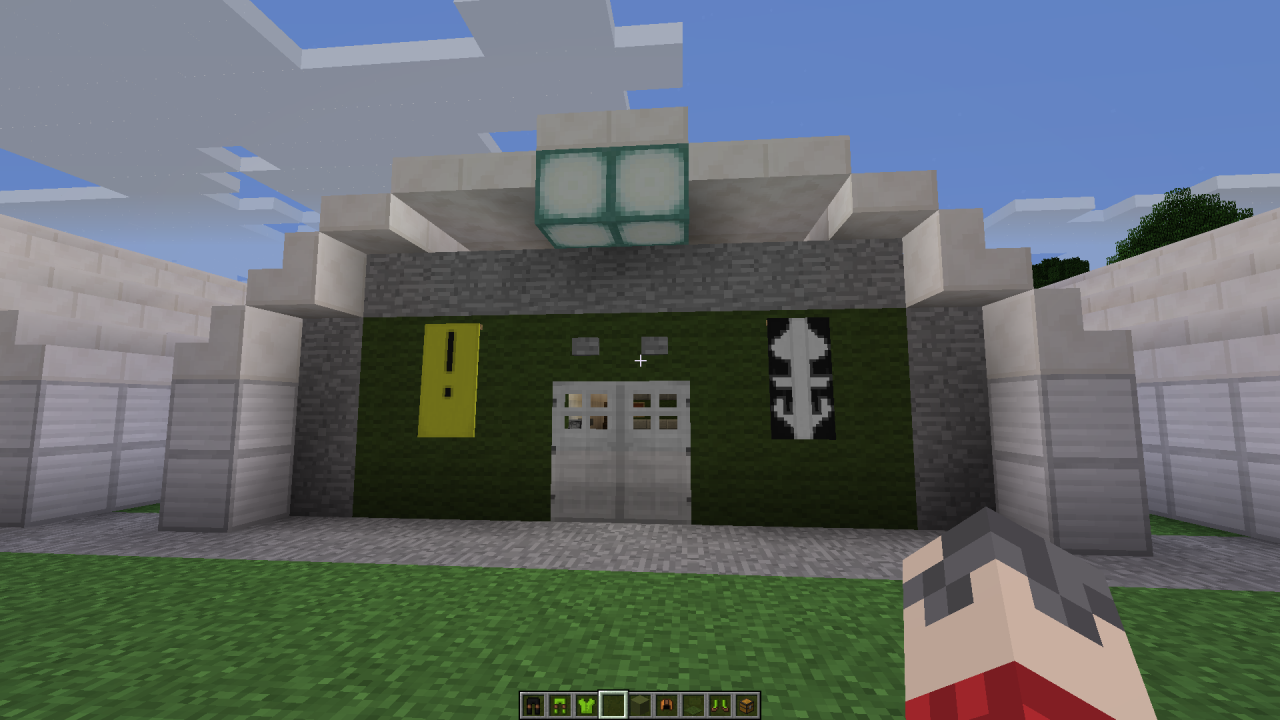 Quonset hut - with work shop interior - Military Minecraft Map