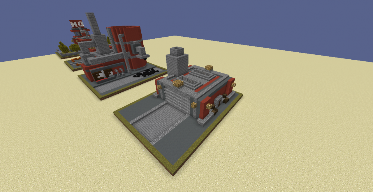 8-Bit Armies Buildings V.4 Minecraft Map