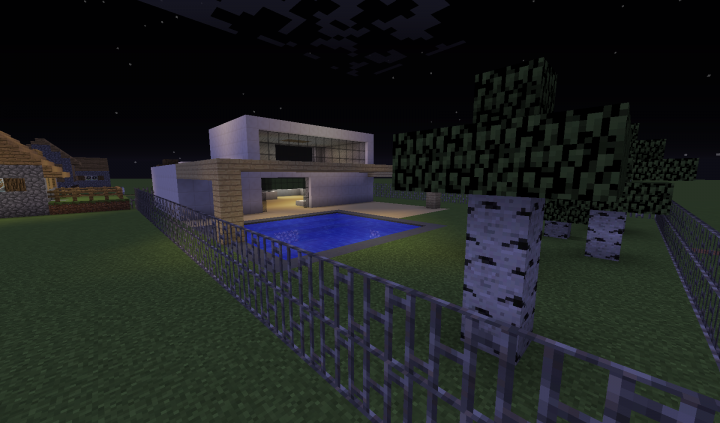 Modern Vacation Home Minecraft Map