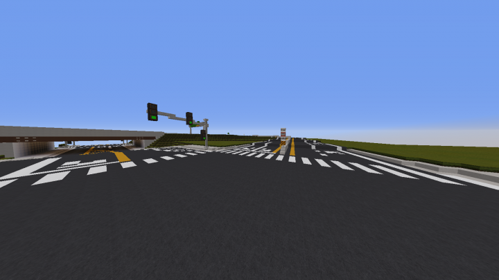 Minecraft Highway Interchange Minecraft Map