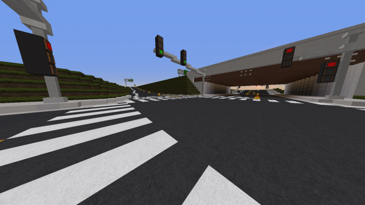 Minecraft Highway Interchange Minecraft Map