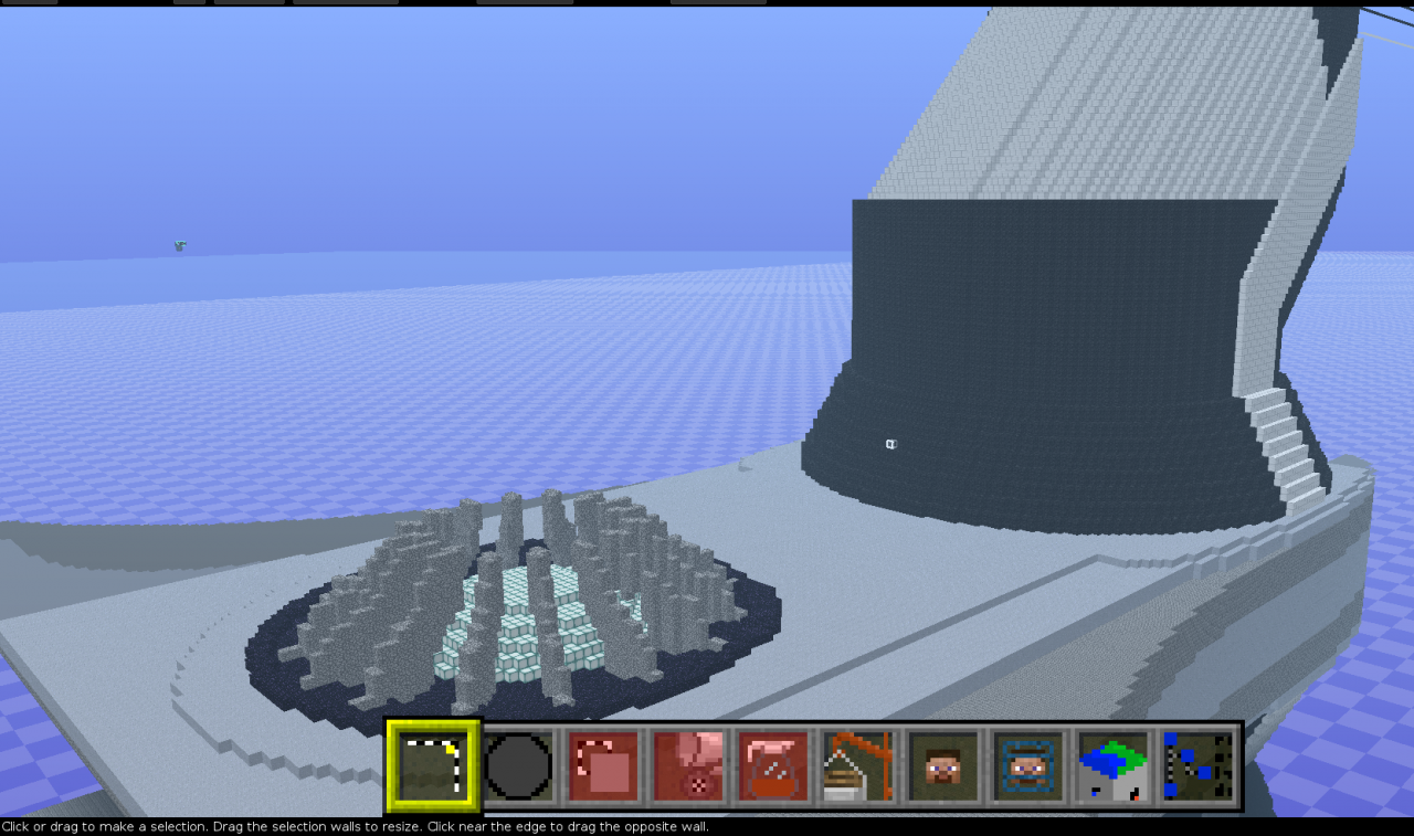 World Record Attempt | Worlds Largest Single Spaceship Minecraft Map