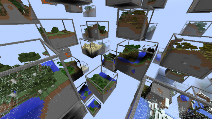 cube land Minecraft Map