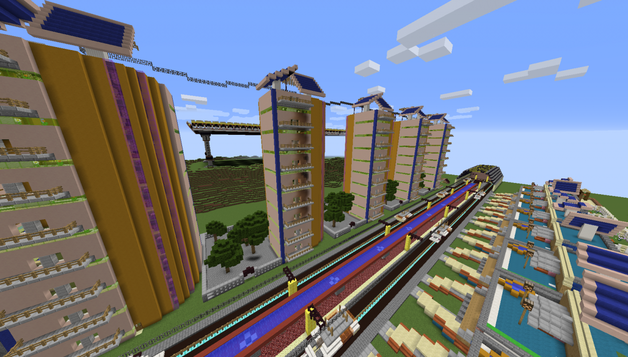 BIO city-Sustainable city project contest Minecraft Map