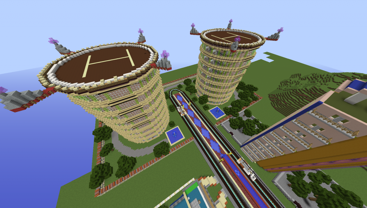 BIO city-Sustainable city project contest Minecraft Map