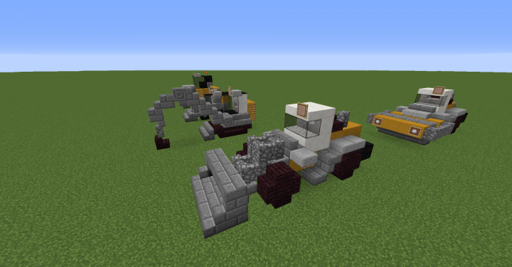 Construction Vehicle Bundle Minecraft Map