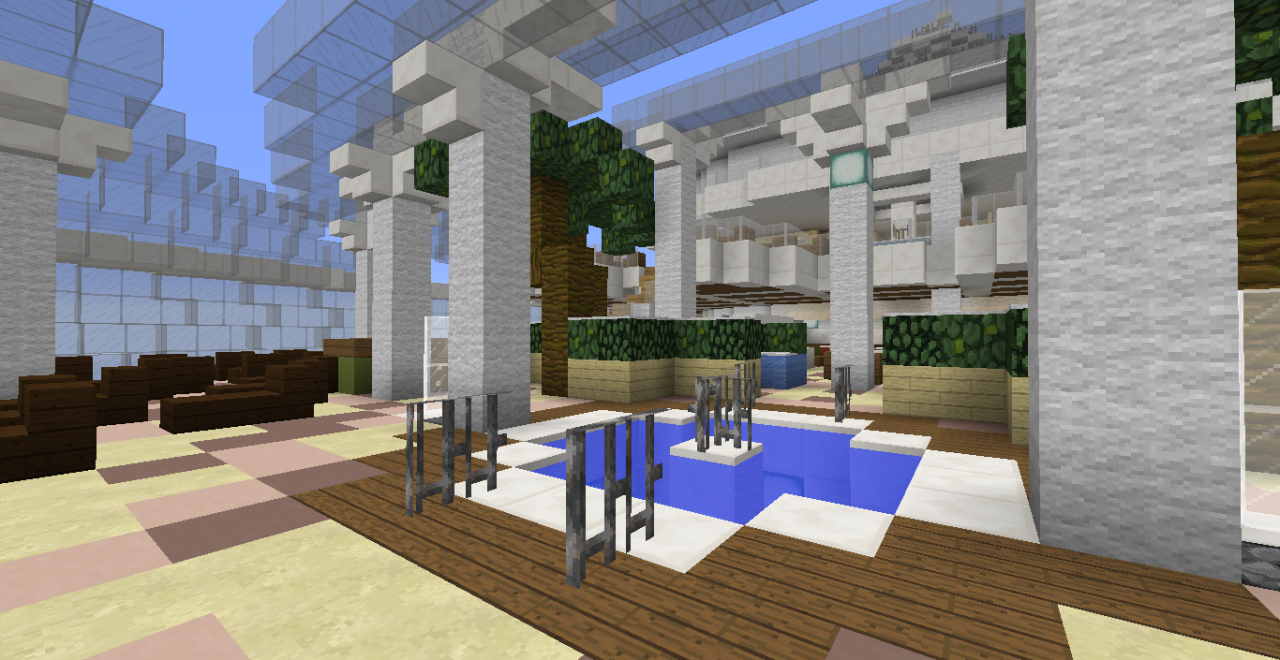 Allure of the Seas Cruise Ship [Full Interior] {1:1 Scale} Minecraft Map