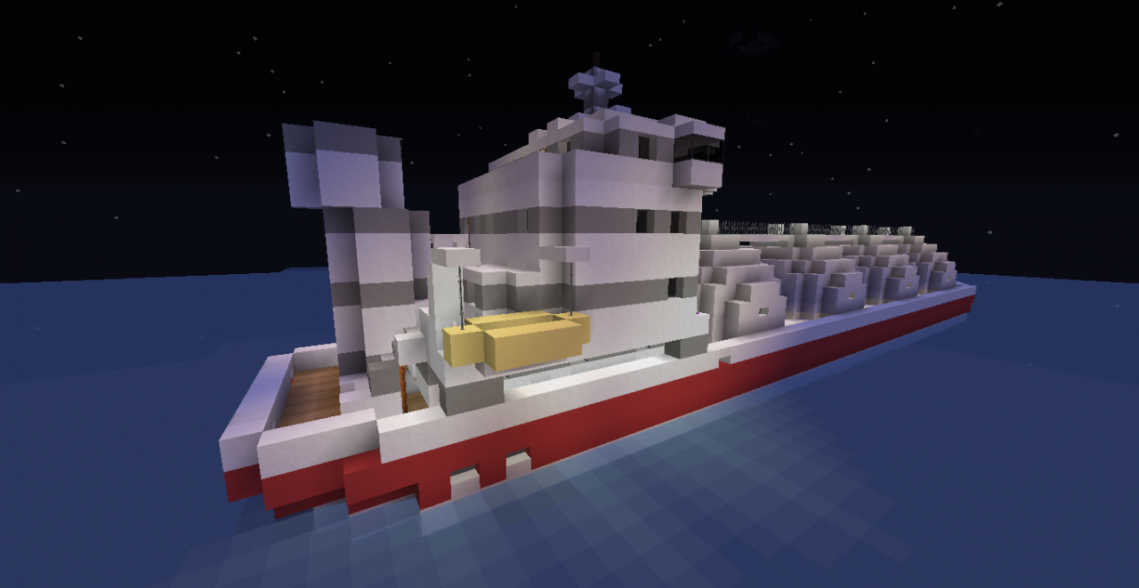 Gas tanker ship (full interior) Minecraft Map