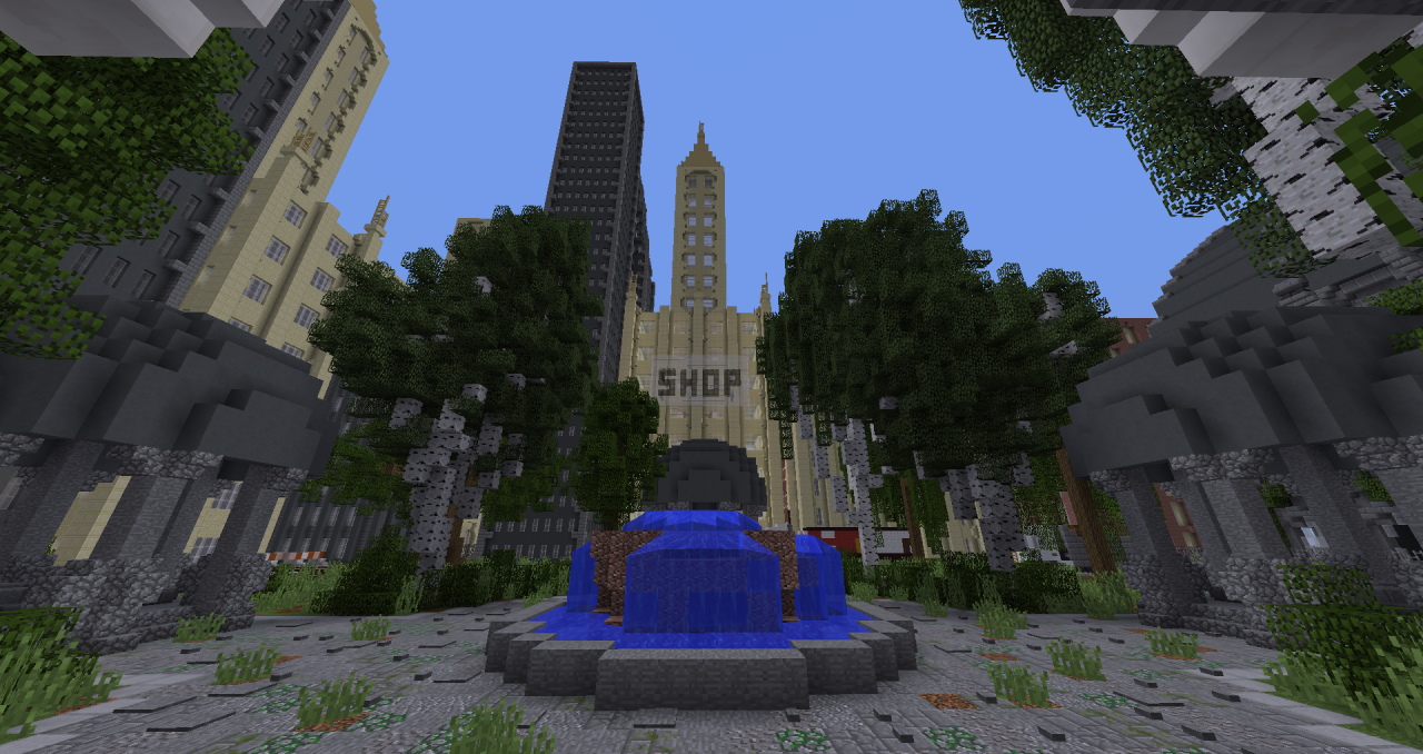 Sky Arkham Spawn (Commission) Minecraft Map
