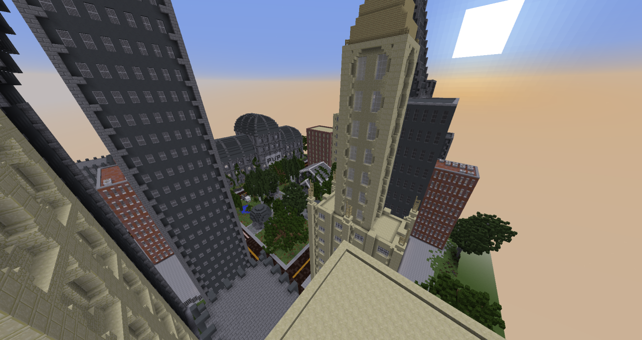 Sky Arkham Spawn (Commission) Minecraft Map