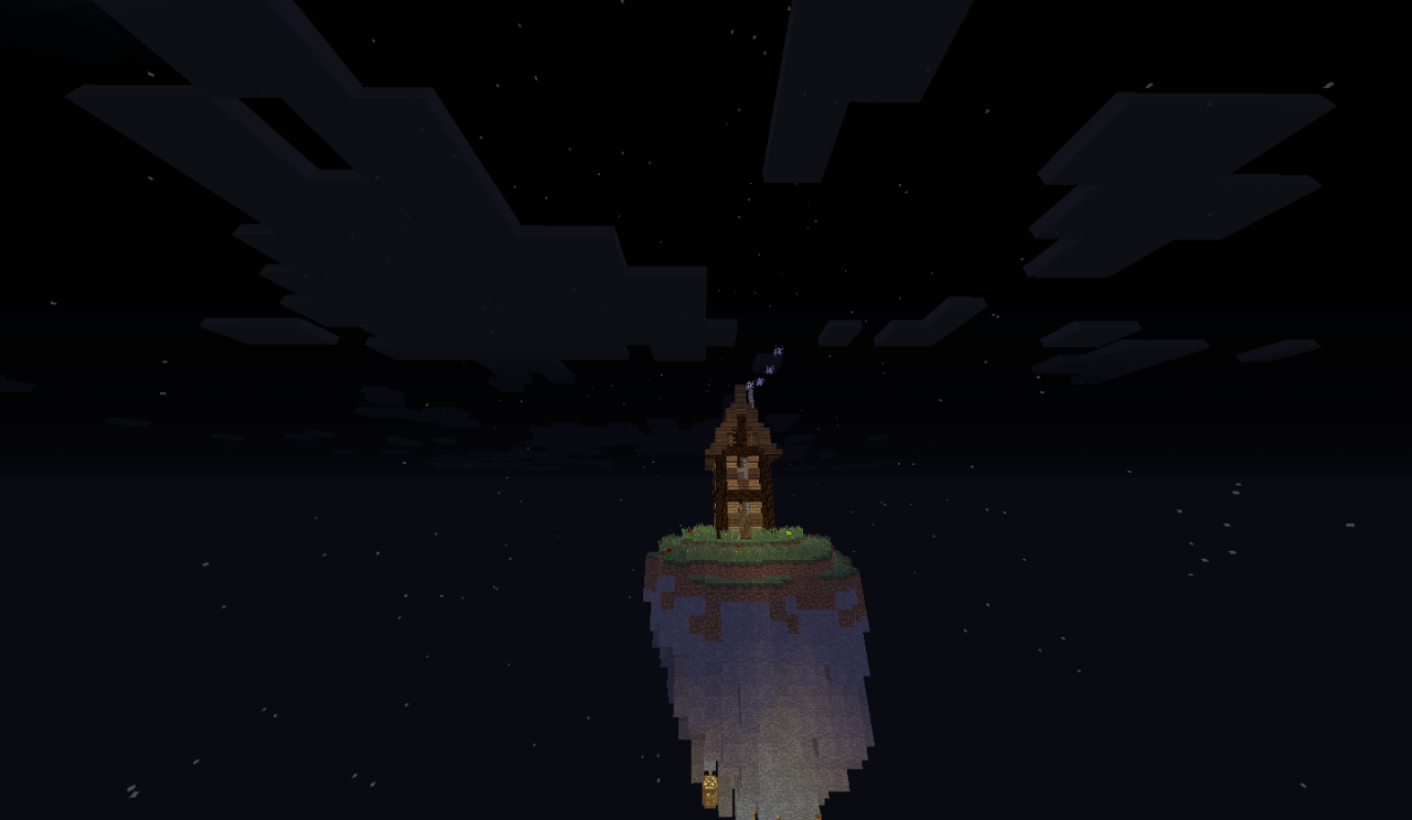 House on Floating Island! Minecraft Map