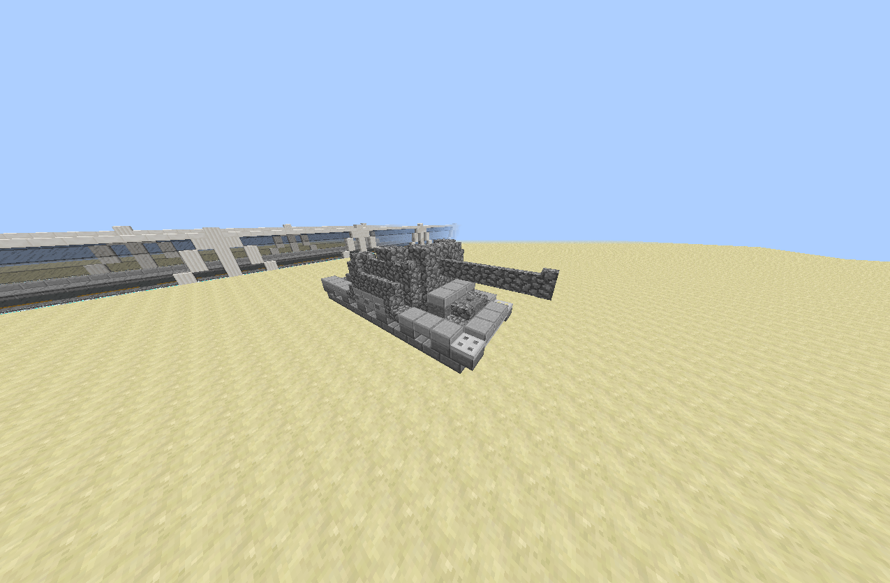 Valentine AT (Brittish WW2 Convept Tank Destroyer) Minecraft Map