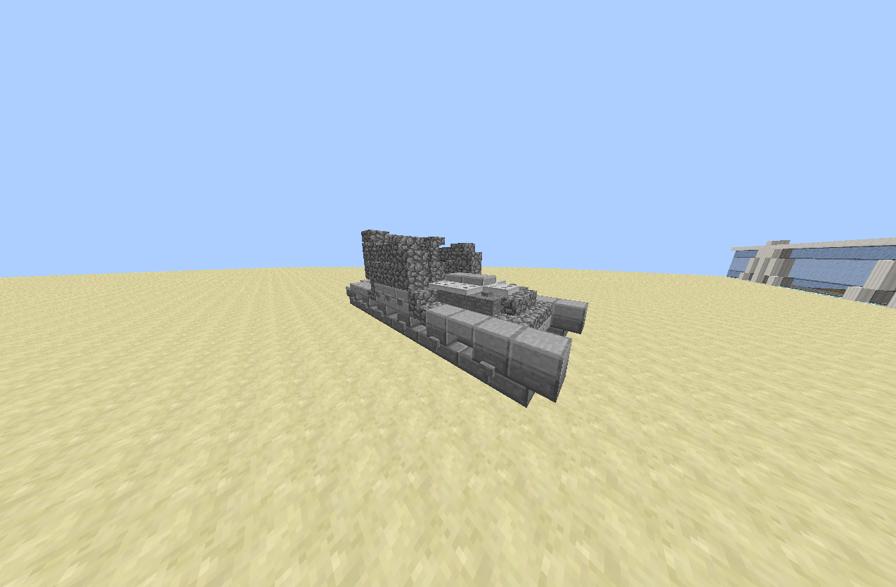 Valentine AT (Brittish WW2 Convept Tank Destroyer) Minecraft Map