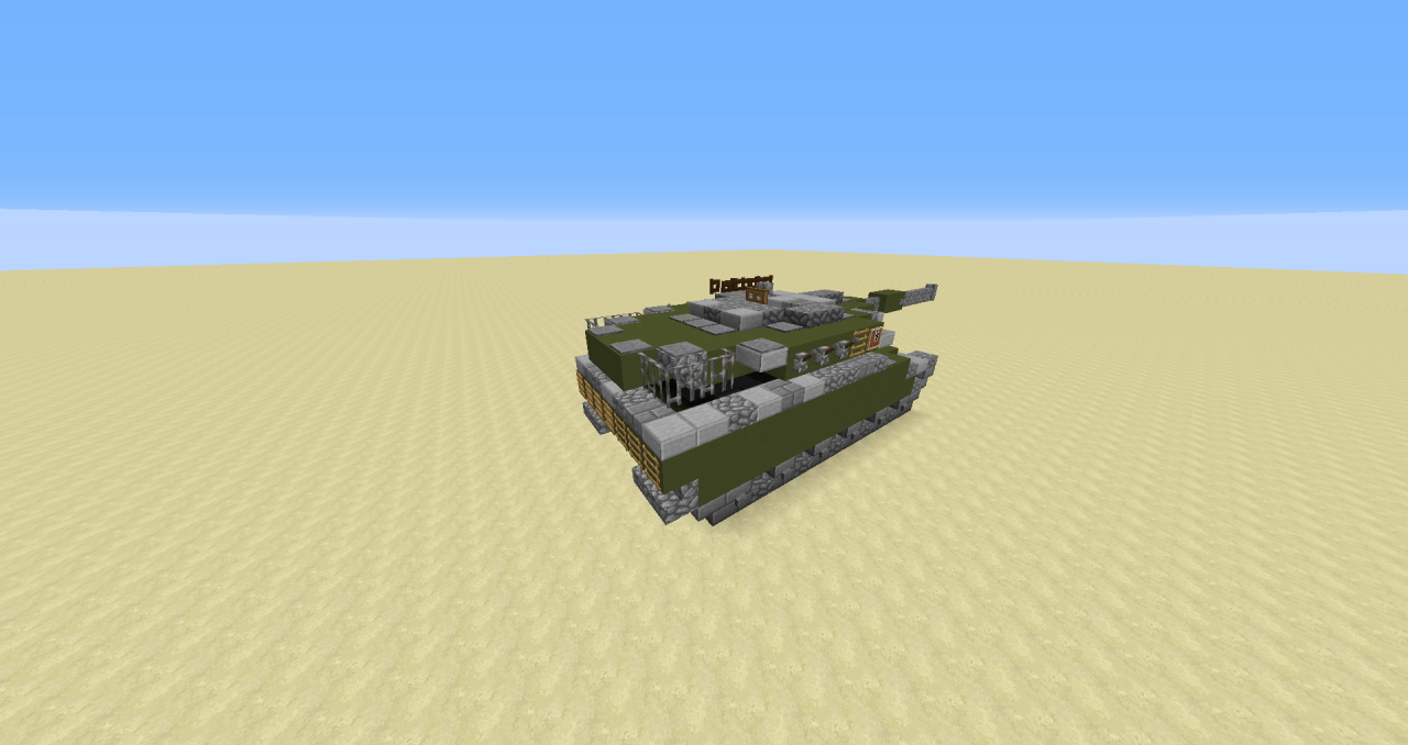 Leopard 2A6M Main Battle Tank Minecraft Map