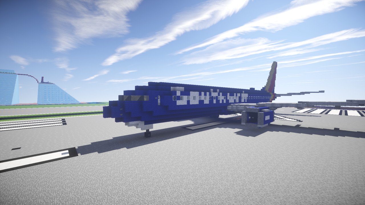 Boeing 737-8 MAX Southwest Airlines Minecraft Map