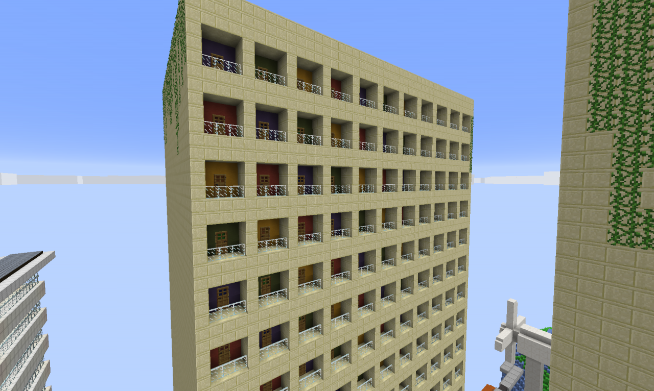 A Vertical City Minecraft Map