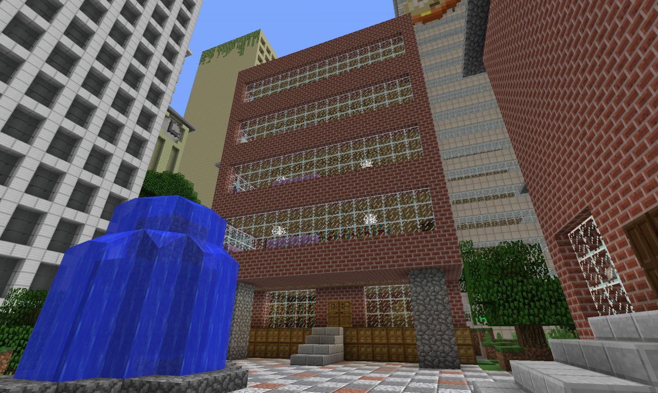 A Vertical City Minecraft Map